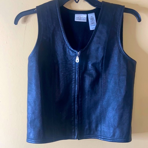 Villager Liz Claiborne | Jackets & Coats | Villager Leather Vest | Poshmark